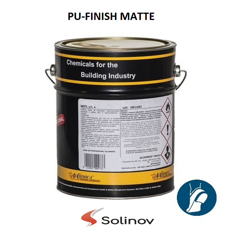 PU-FINISH MATTE est une résine d'étanchéité polyuréthane.